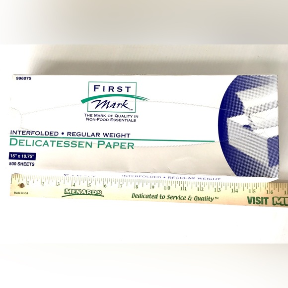 First Mark | Kitchen | Deli Paper Box Large 5x11 Inter Folded Great For ...